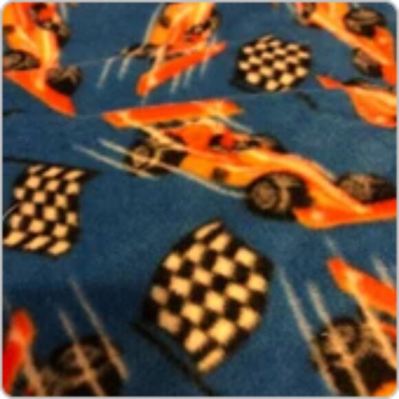 Baum Textiles | Other | Fabric Fleece Race Cars New 7 X 59 Wide ...